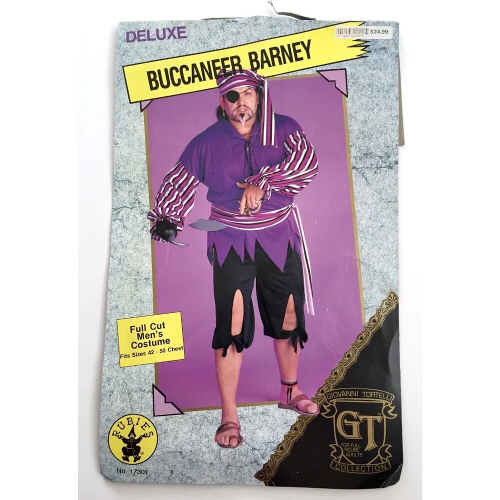 Buccaneer Barney Pirate Halloween Costume Purple Rubi… - Gem